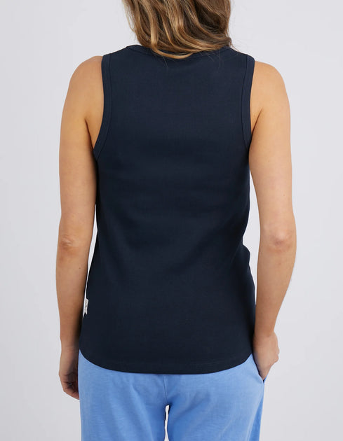 Rib Crew Tank Navy – Airllywood